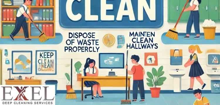 How to Keep the School Environment Clean? | Exel Deep Cleaning Services