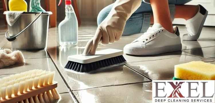 How to Remove Tough Stains From A Tile Floor